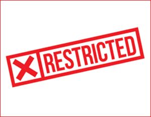 restricted