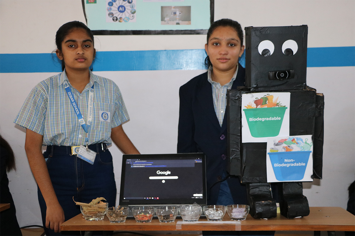 Zebarites showcase AI based projects in Techknow Sci-Pi