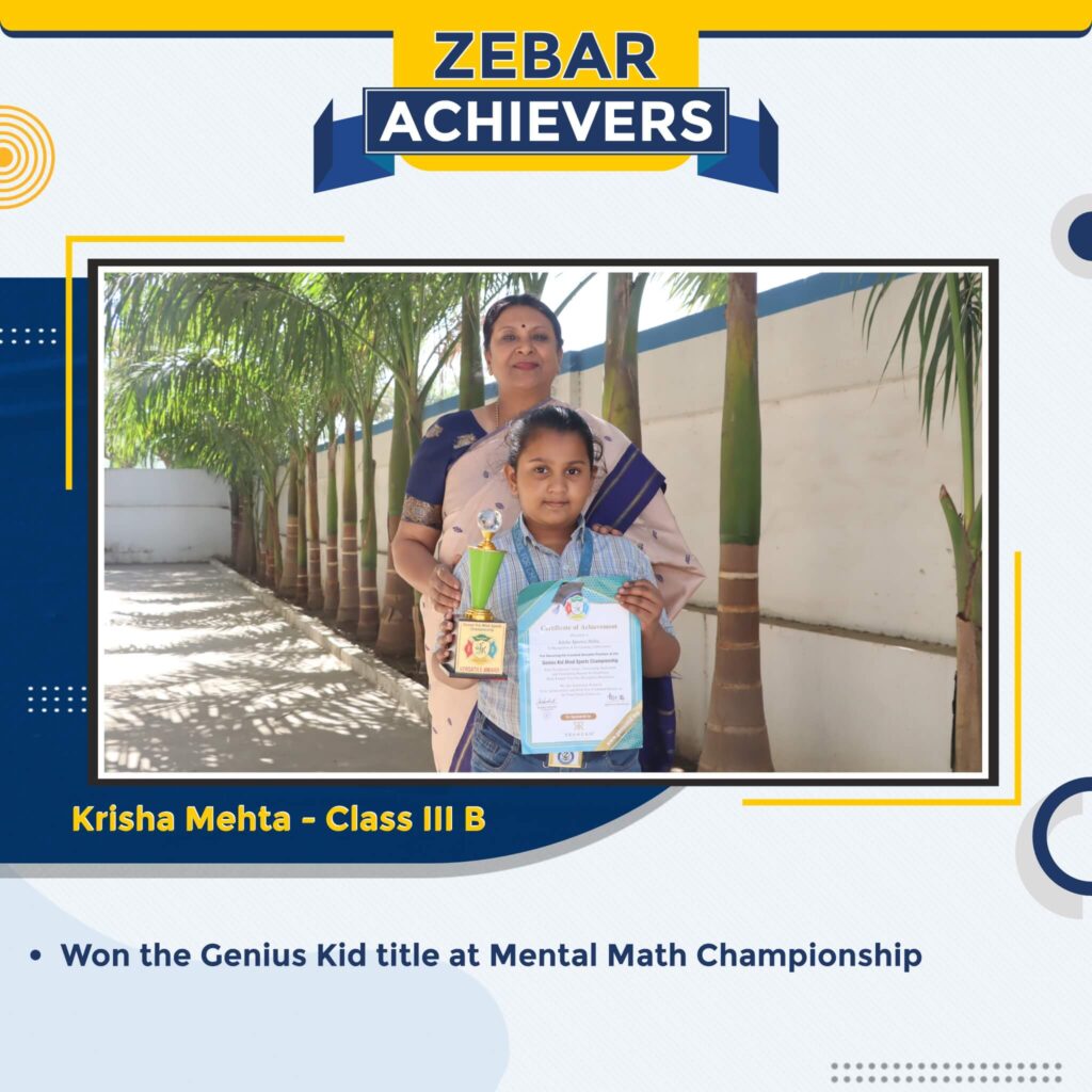 Krisha Mehta Wins Genius Kid Title in Mental Math